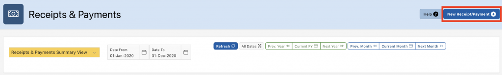 Creating Receipts & Payments – Help & Community