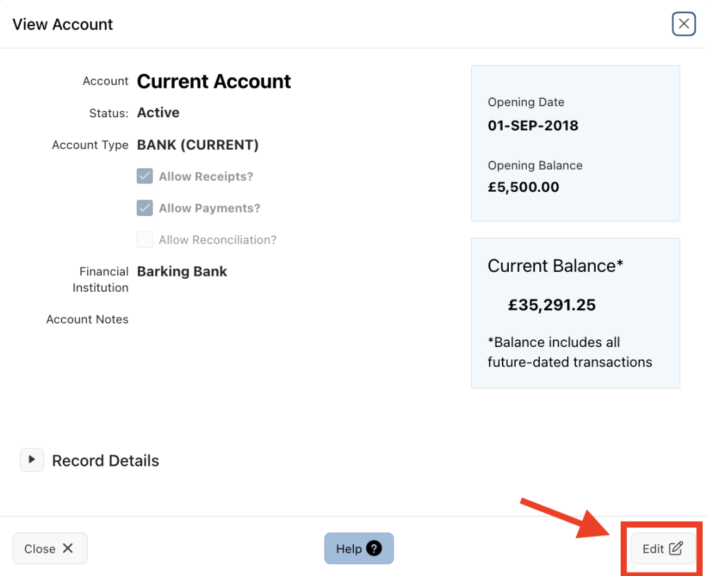 Bank & Cash Accounts Overview – Help & Community