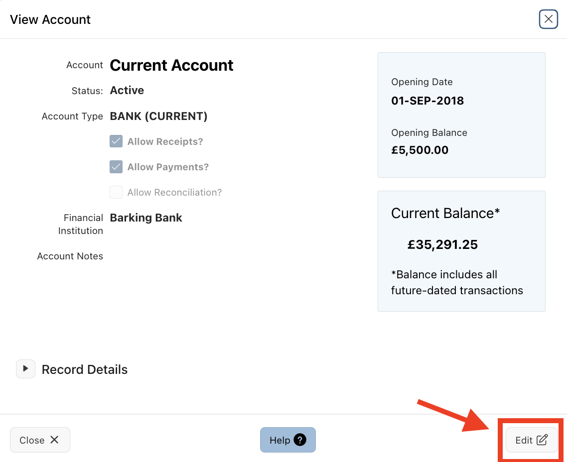 Bank & Cash Accounts Overview – Help & Community